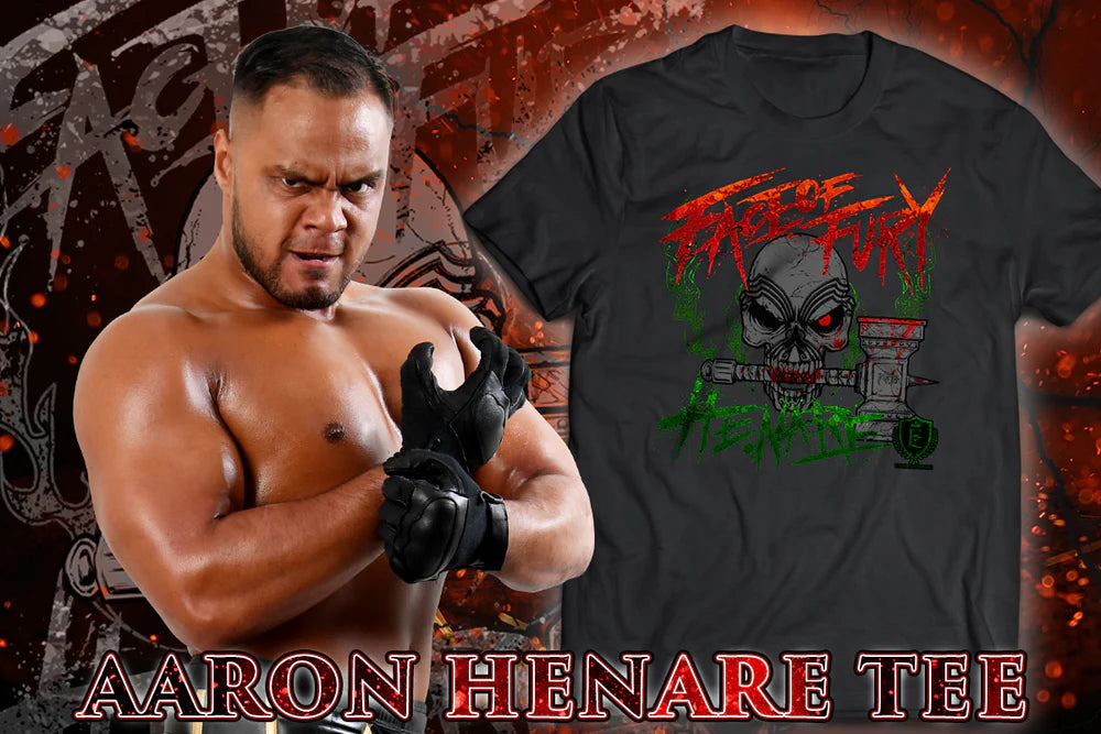 HENARE - Face of Fury T-Shirt – TOKON SHOP Global - New Japan Pro ...