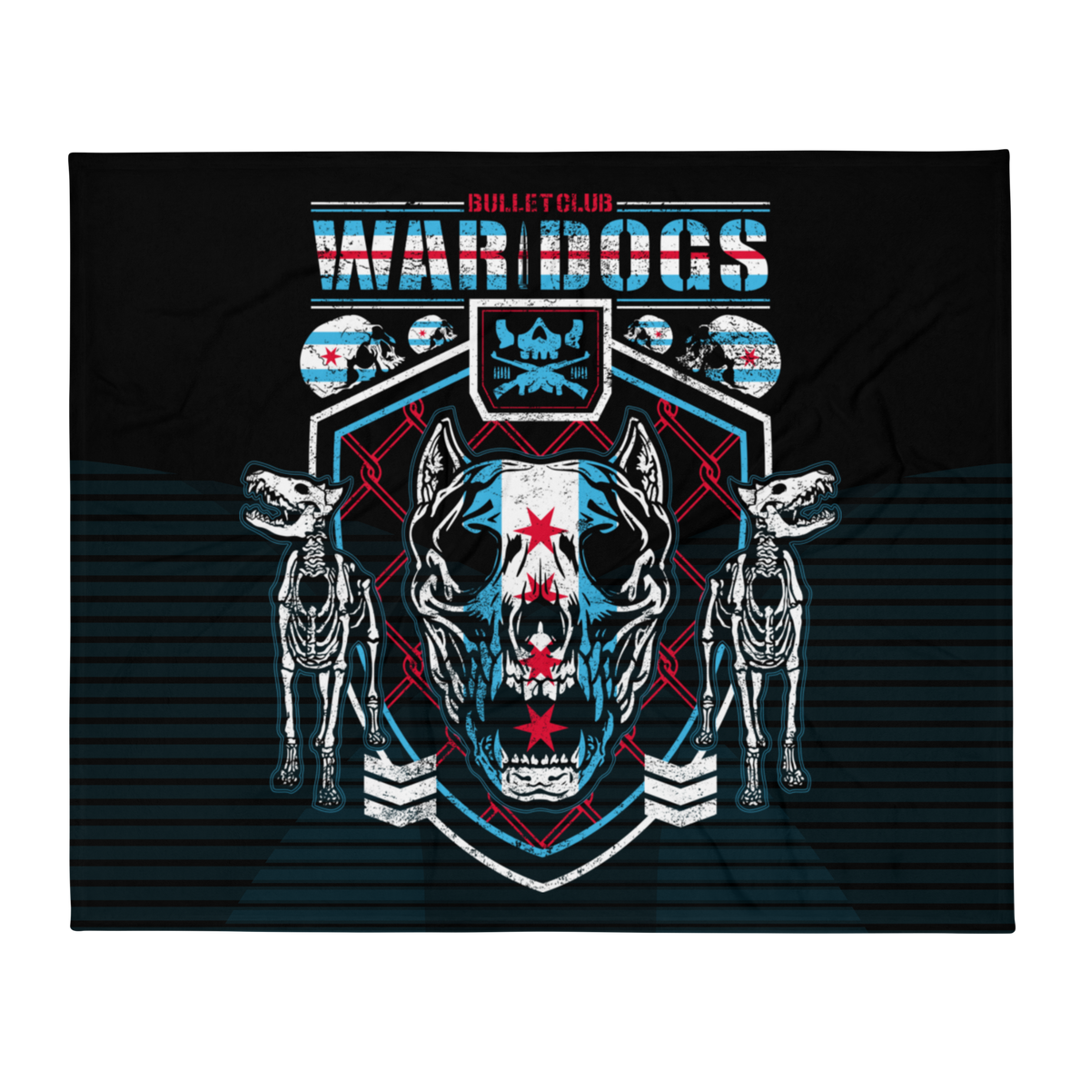 BULLET CLUB WAR DOGS Throw Blanket -Chicago ver.- – TOKON SHOP Global ...