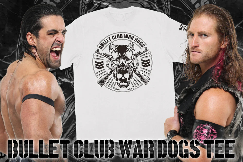 Bullet Club War Dogs T-Shirt (White) – TOKON SHOP Global - New Japan ...