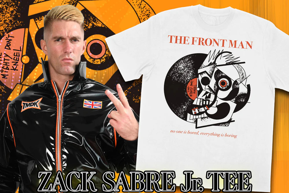 Zack Sabre Jr. - The Frontman T-Shirt (White) – TOKON SHOP Global - New ...